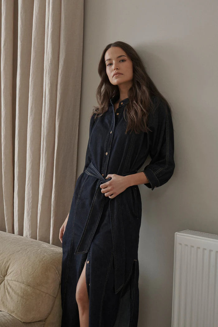 Isla Dress - Indigo – Seasons Emporium