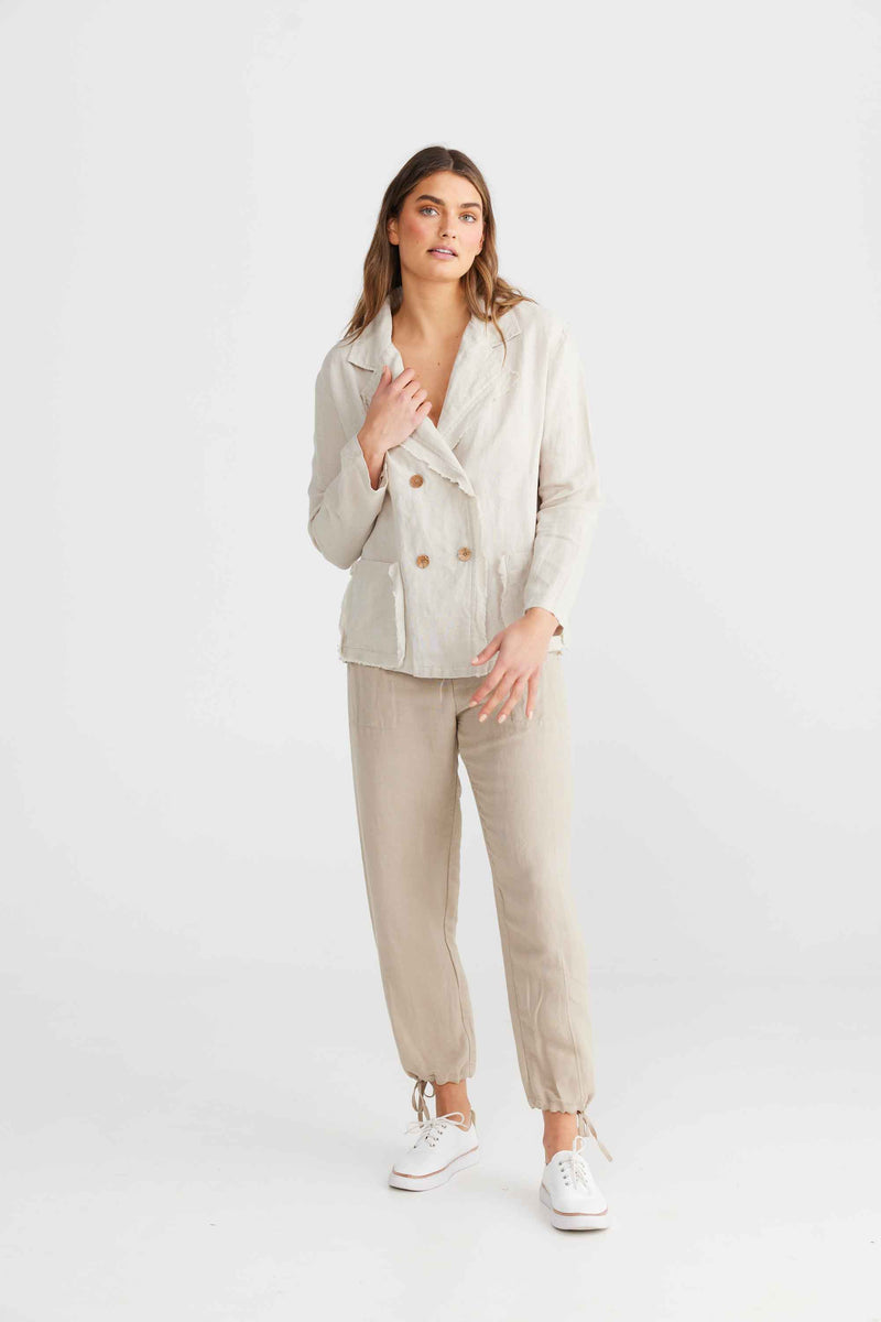 Mendoza Jacket - Natural – Seasons Emporium