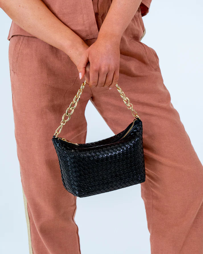 Agnes Bag - Black Weave – Seasons Emporium