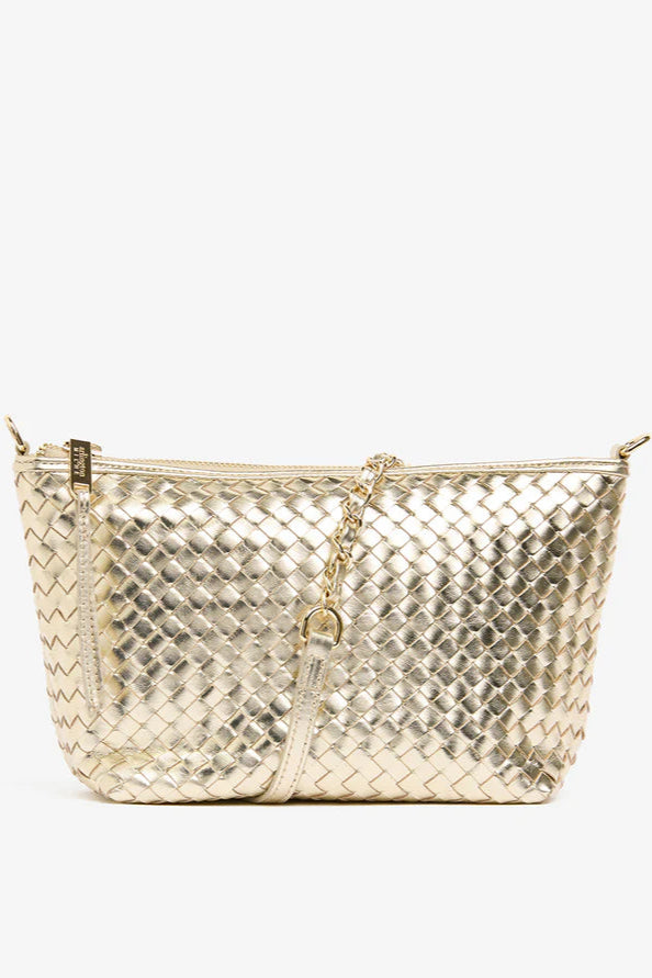 Agnes Bag - Gold Weave – Seasons Emporium