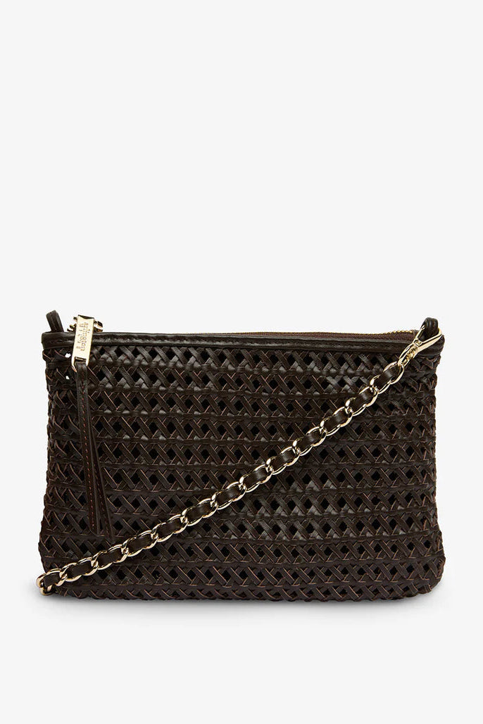 Molly Weave Crossbody - Chocolate – Seasons Emporium