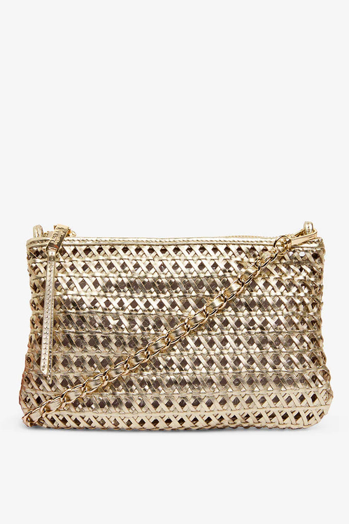 Molly Weave Crossbody - Gold – Seasons Emporium