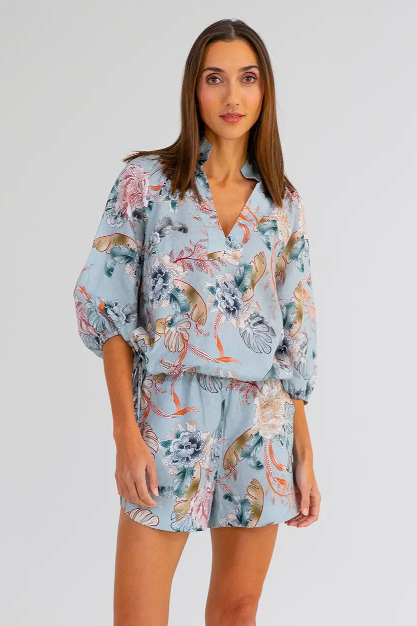 Skylar Short - Oriental Flower – Seasons Emporium