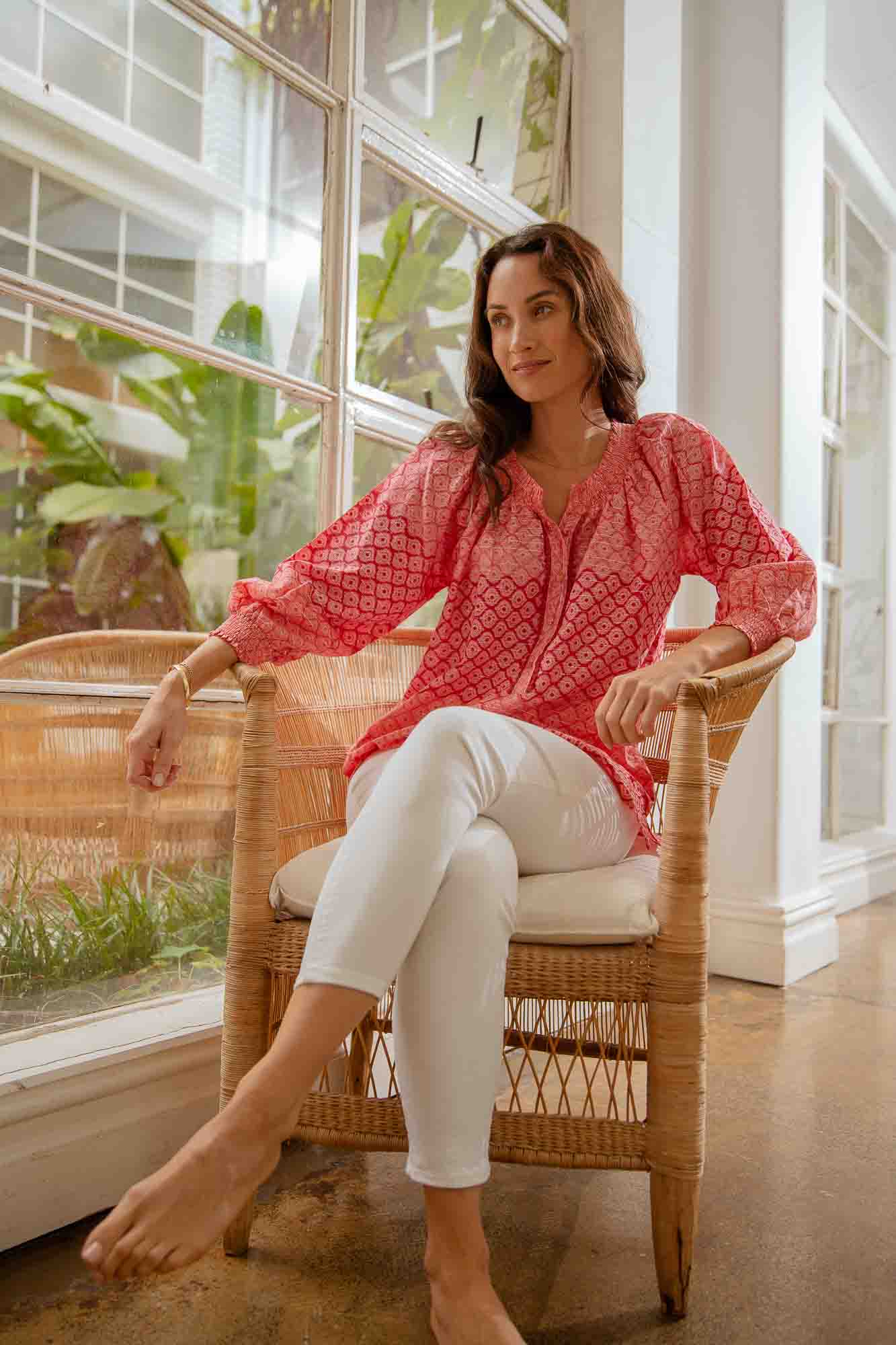 Turkish Delight Blouse - Watermelon – Seasons Emporium